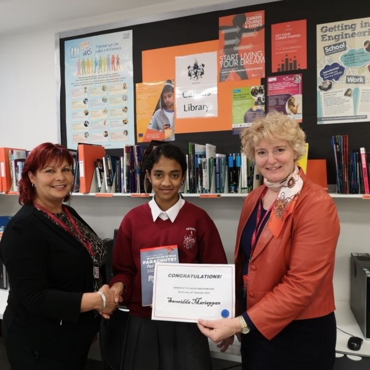 Kendrick School - Year 9 Induction To The Careers Library